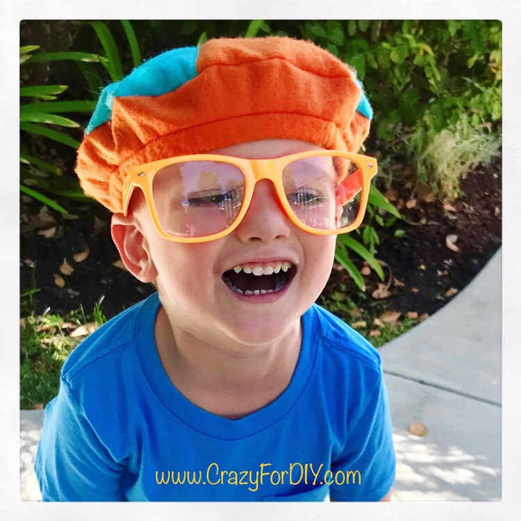 Blippi Felt Hat Beret DIY – Crazy for D.I.Y.